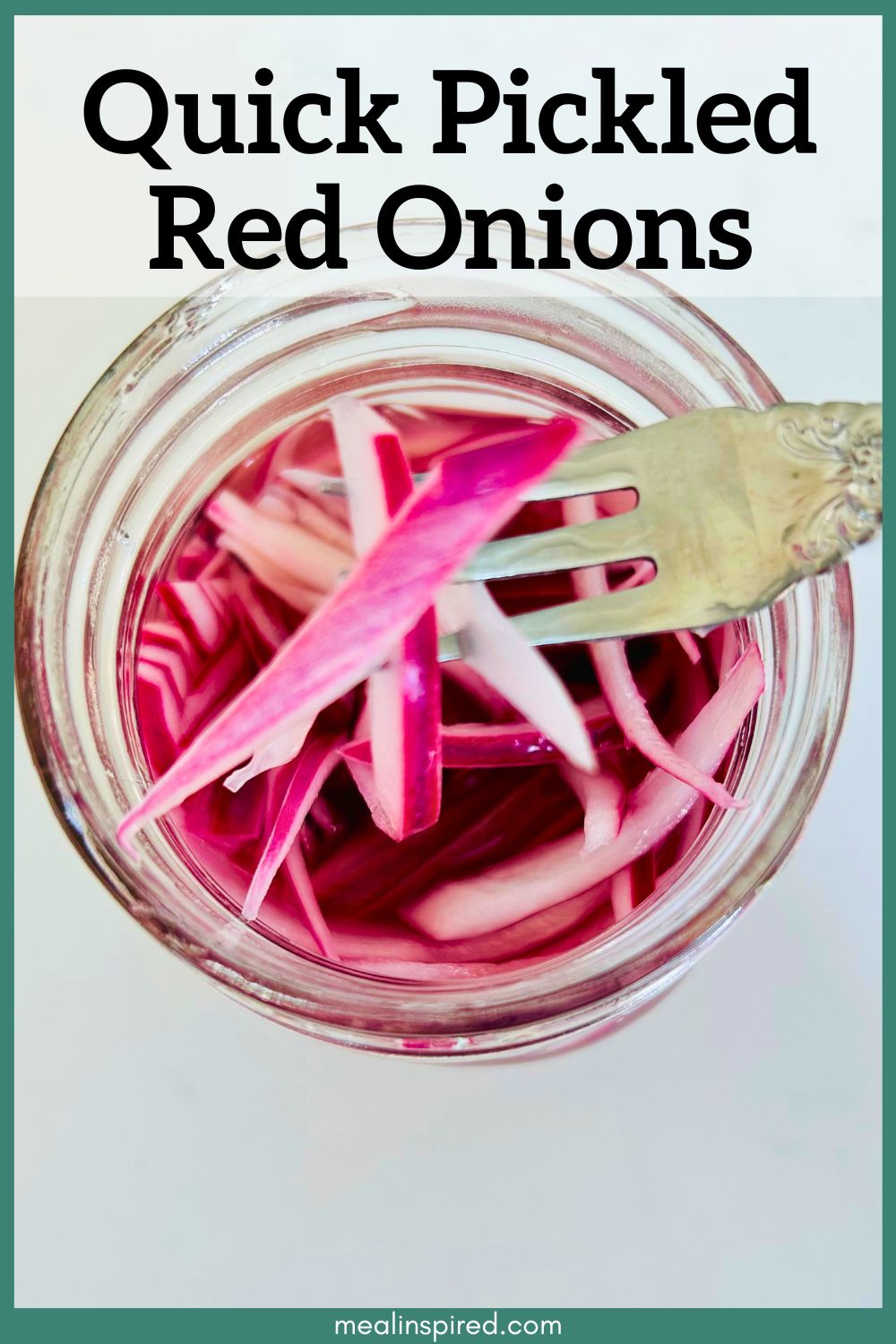 Quick Pickled Red Onions (No Cook) - mealinspired