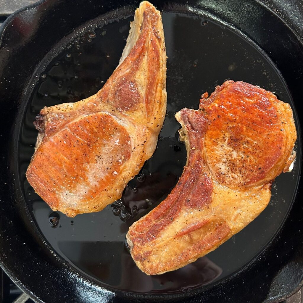 Perfect Pan-Seared Bone-In Pork Chops (Thick-Cut) - mealinspired