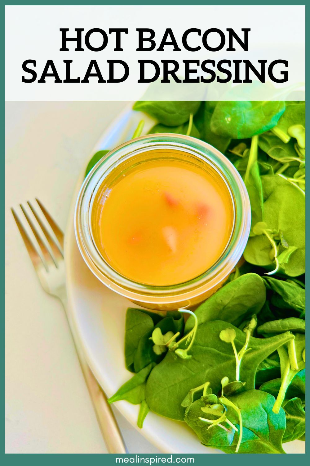Hot Bacon Salad Dressing - mealinspired